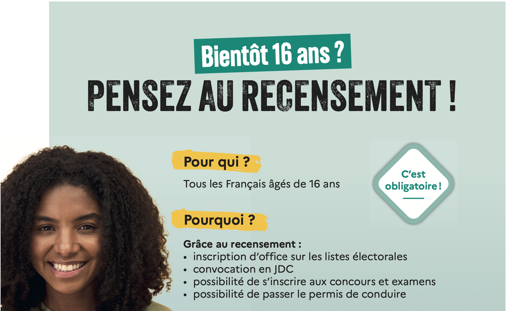 Recensement citoyen obligatoire à 16 ans - Mairie d'Avignon - Site officiel