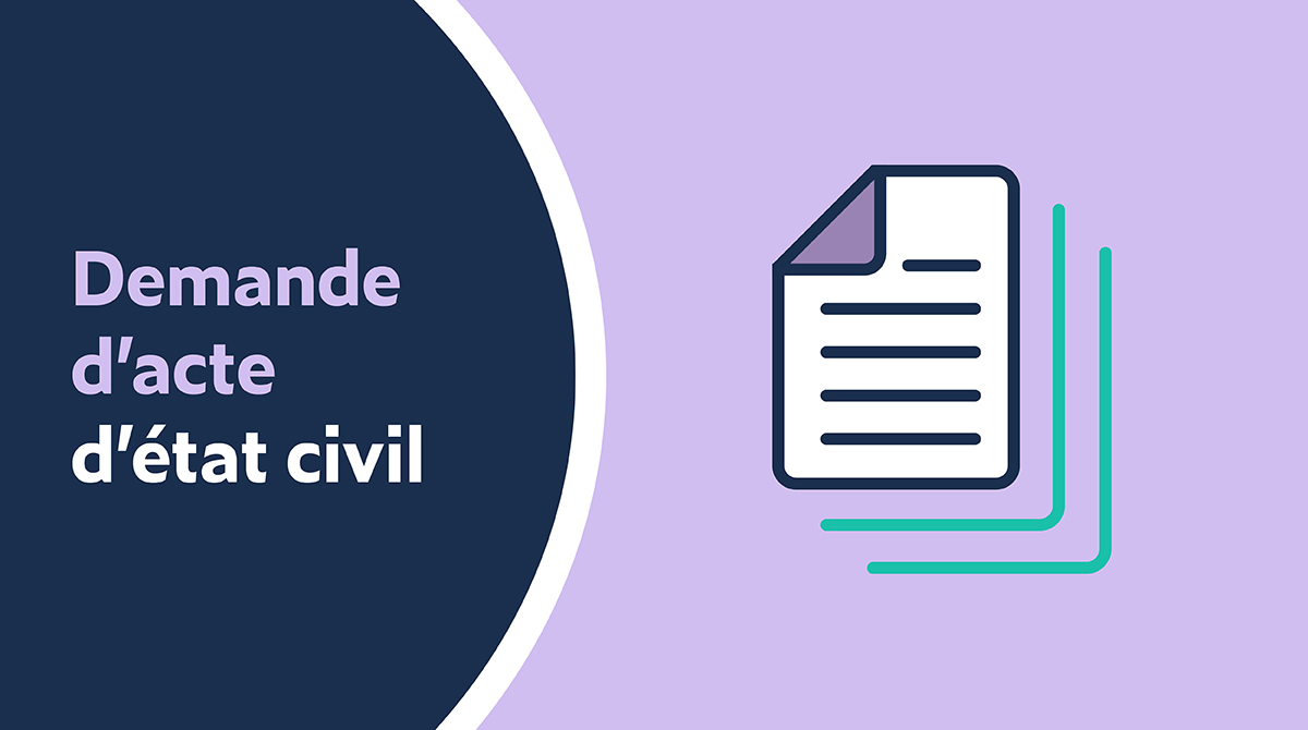 Demande d'acte d'état civil - Mairie d'Avignon - Site officiel